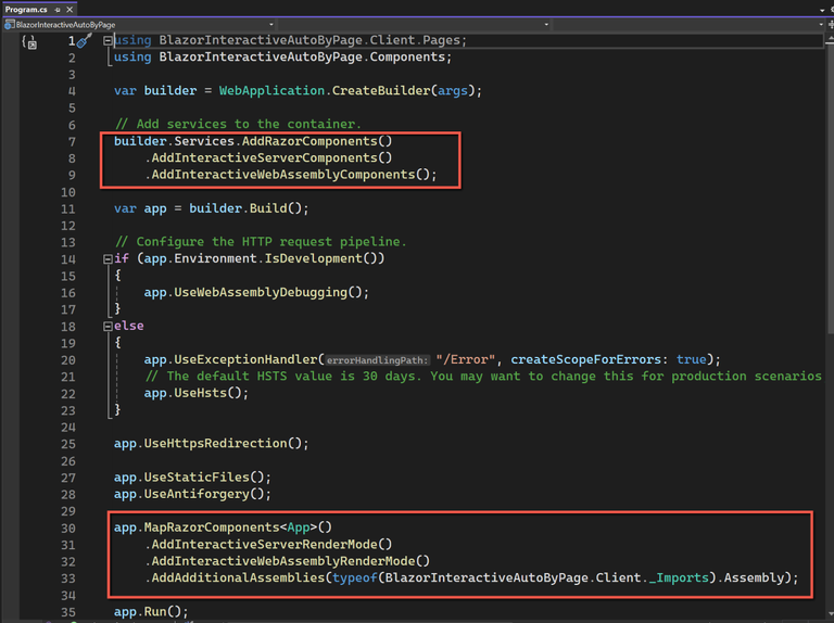 Blazor Render Modes - Aviation