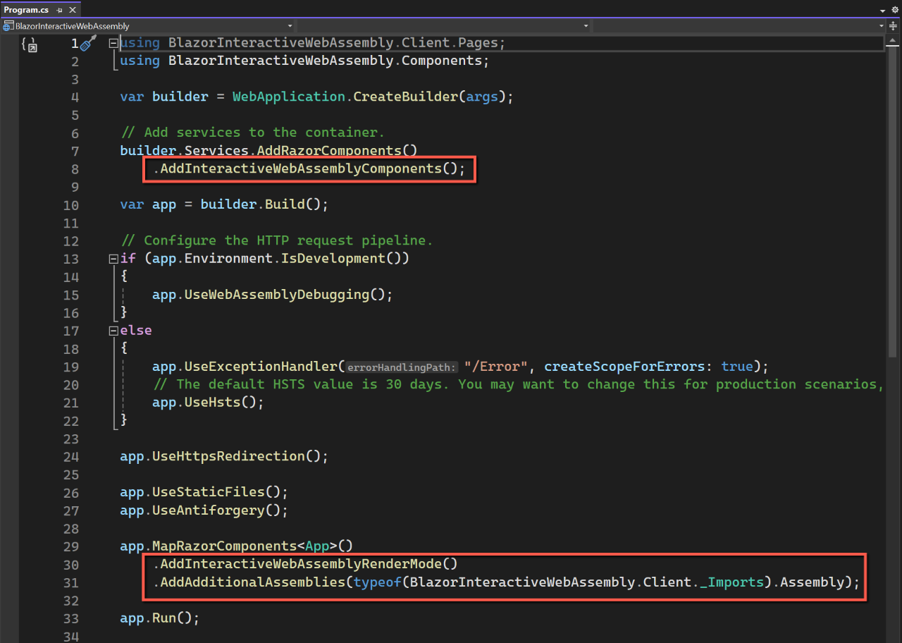 Blazor Render Modes - Aviation