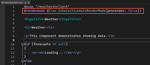 Blazor Render Modes - Aviation