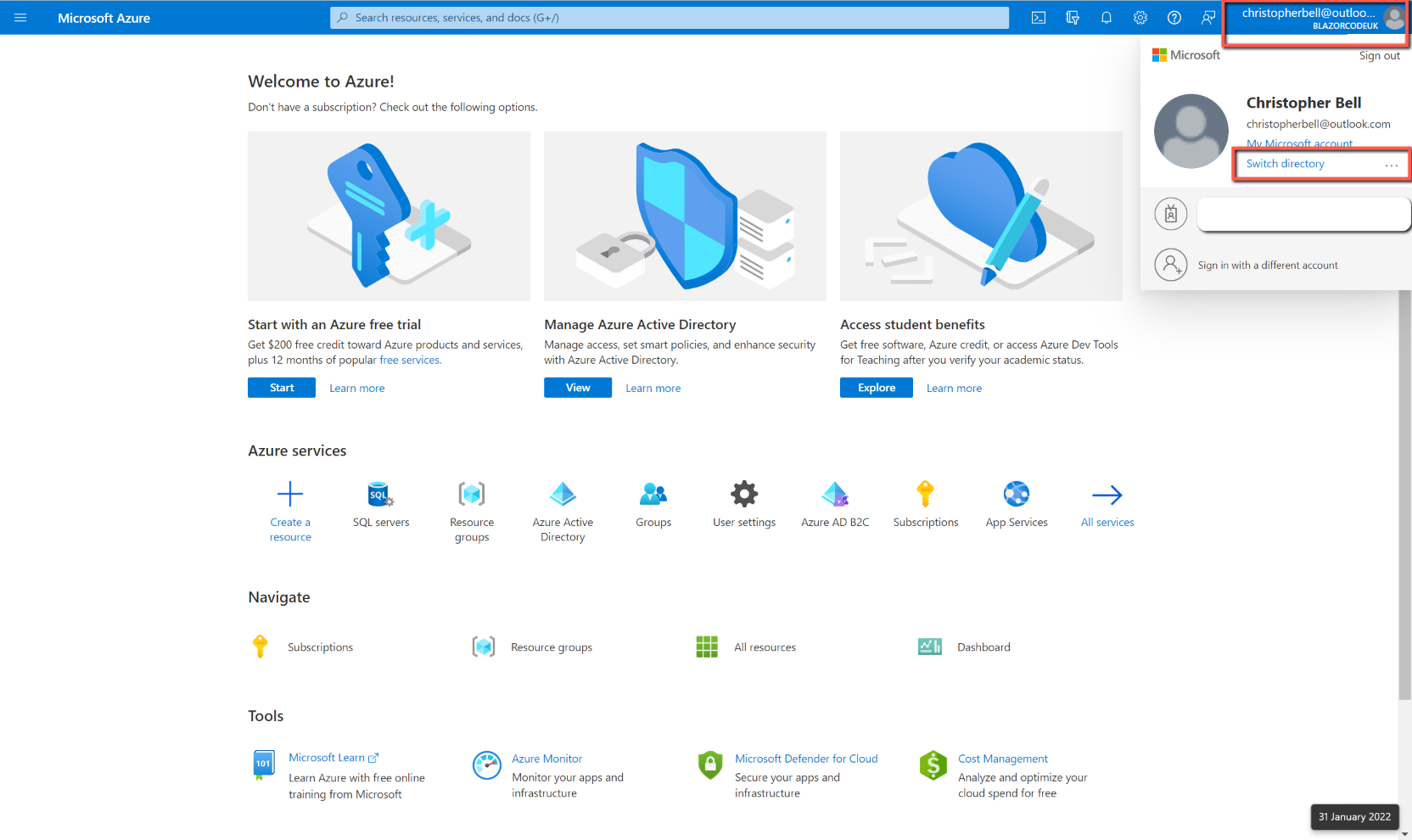 Deploying to Azure - Birthday Reminders