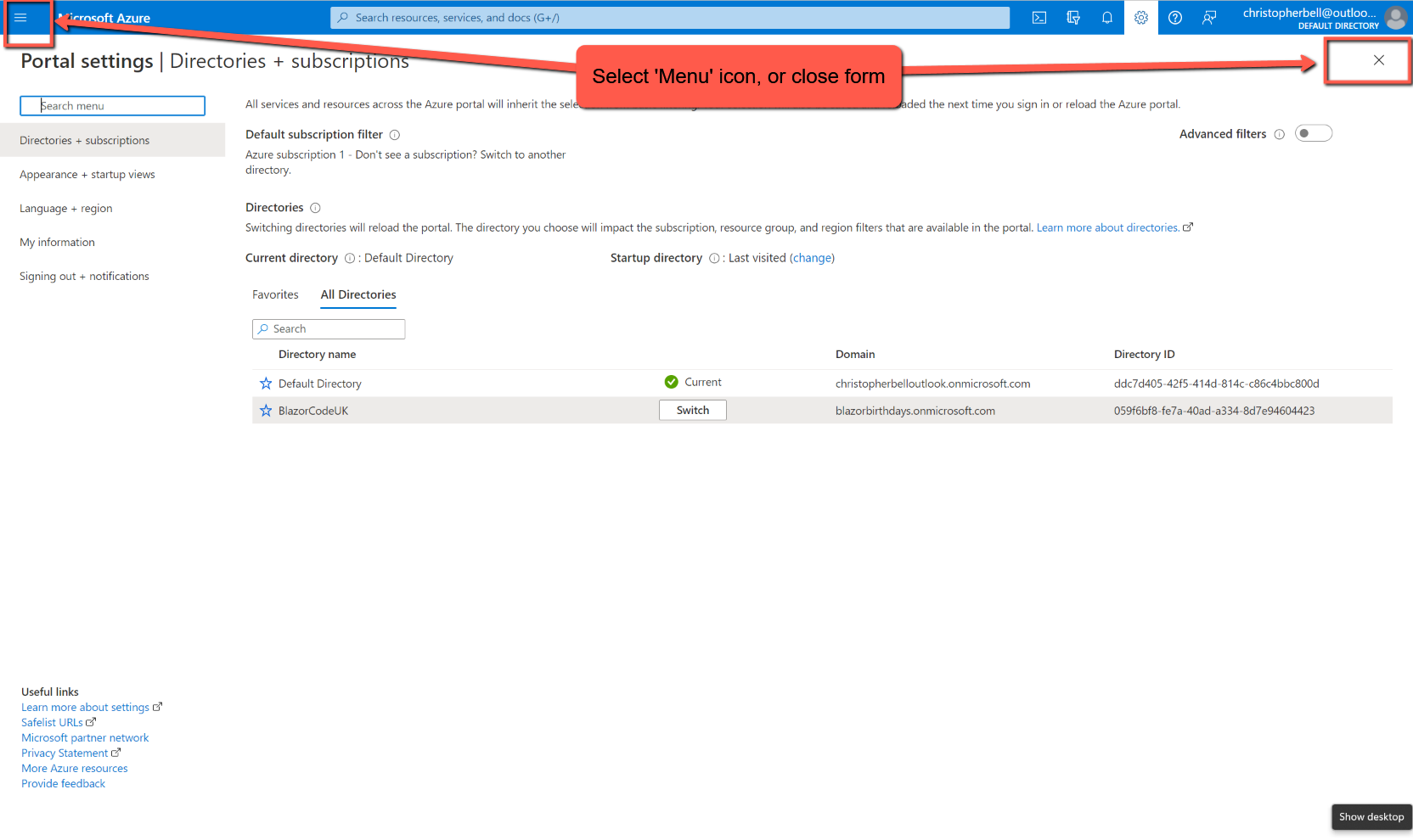 Deploying to Azure - Birthday Reminders
