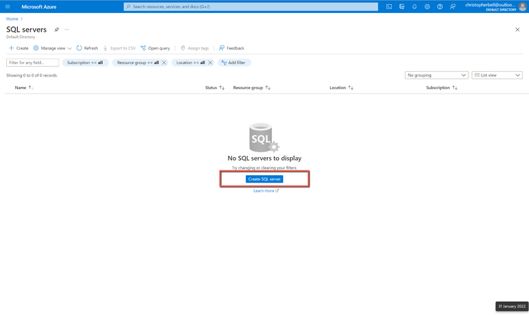 Deploying to Azure - Birthday Reminders
