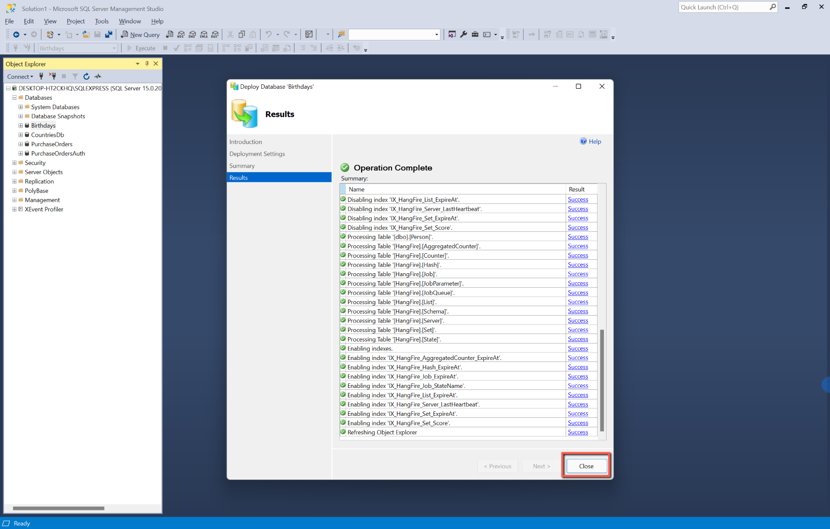 Deploying to Azure - Birthday Reminders