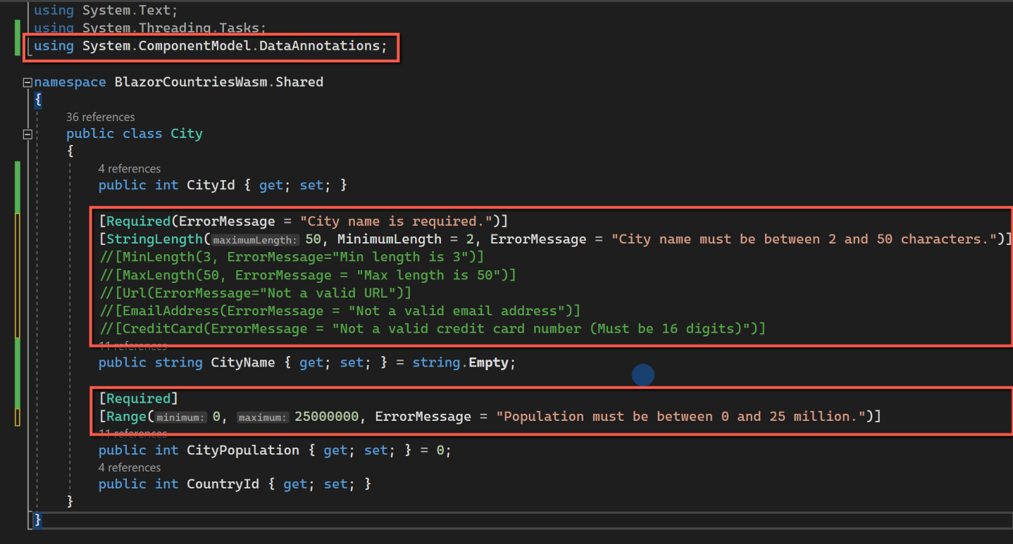 Data Validation - Blazor Web Assembly