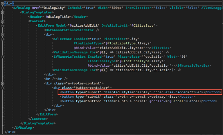 Data Validation - Blazor Web Assembly