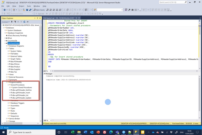 Dapper - Code Generator - Purchase Orders